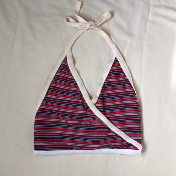Tops | Vintage Stripped Halter Top | Poshmark